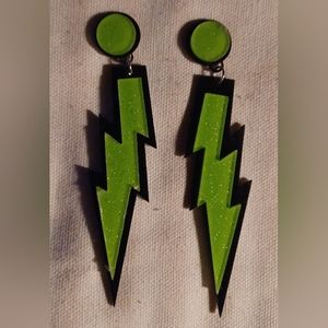 Jewelry | Comic Con Festival Lighting Bolt Earrings | Poshmark